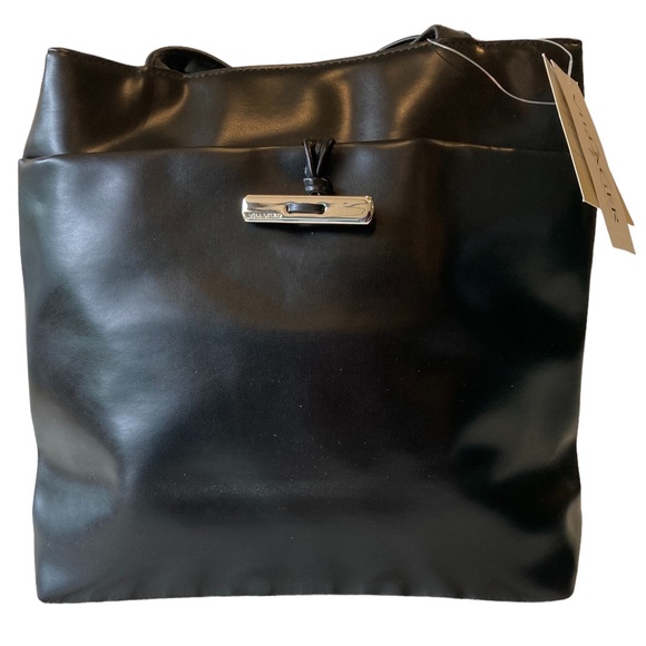 villager | Bags | New Villager By Liz Claiborne Black Shoulder Purse ...